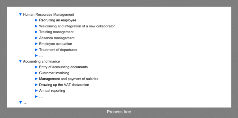 What is the difference between process and procedure