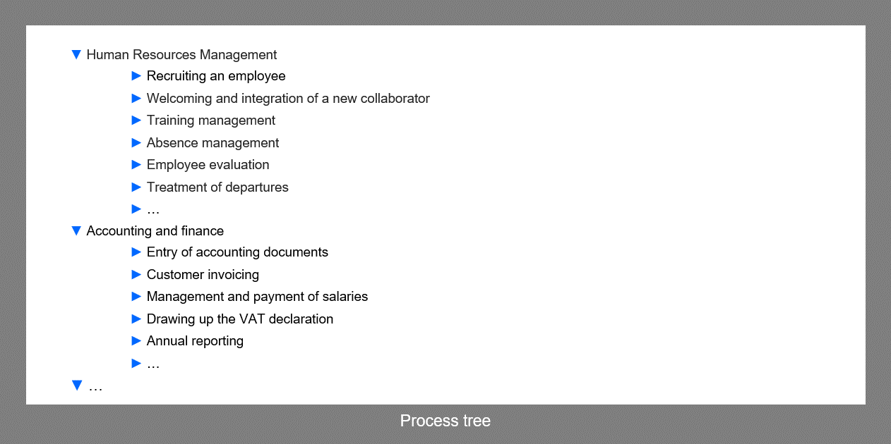 What is the difference between process and procedure
